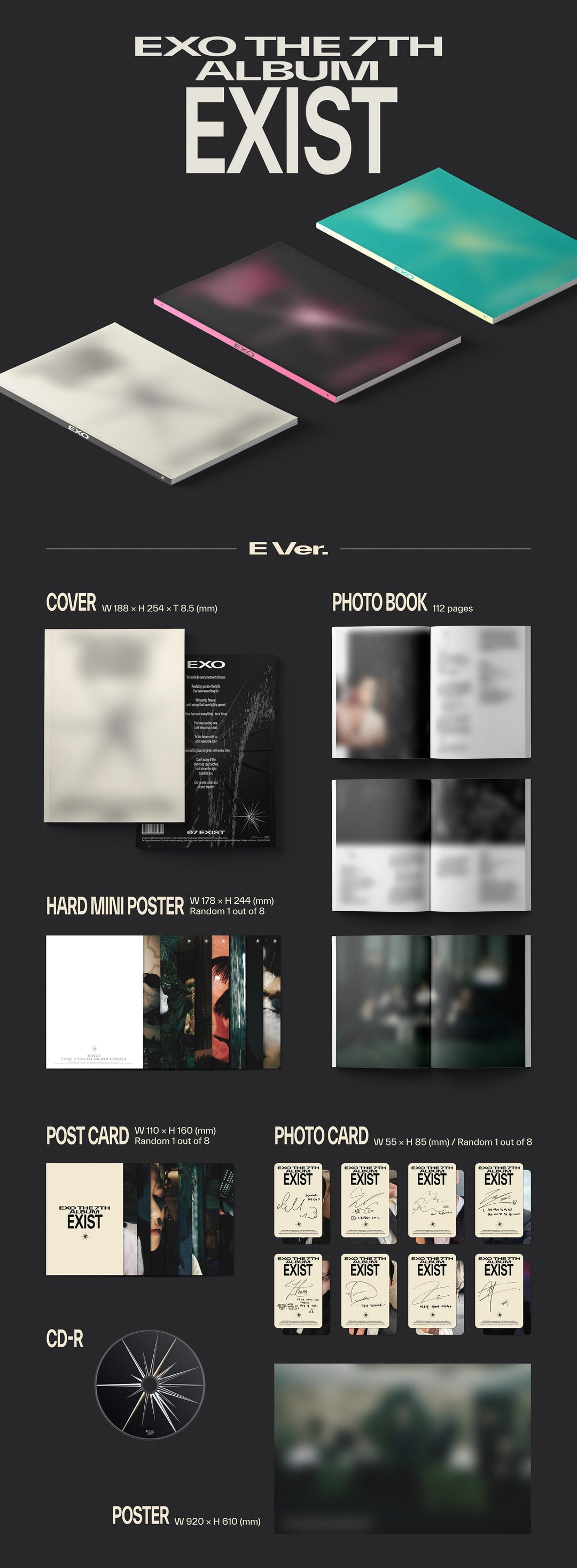 EXO - EXIST (Photobook Ver.) – PopSeoul