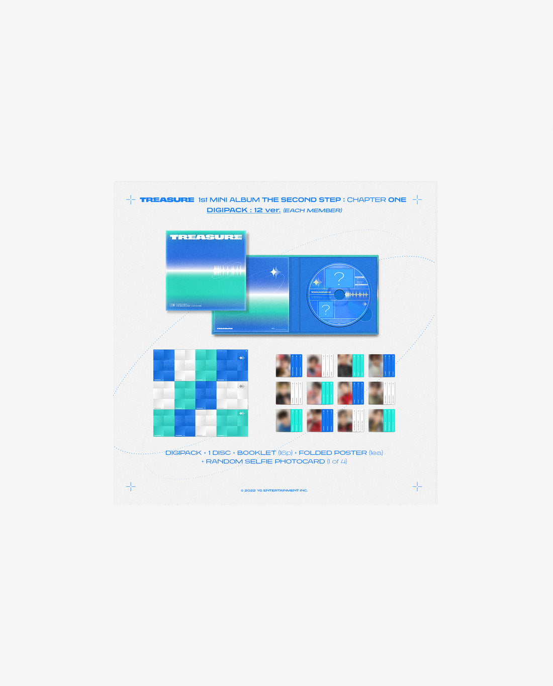 TREASURE - The Second Step : Chapter One (Digipack Ver.)